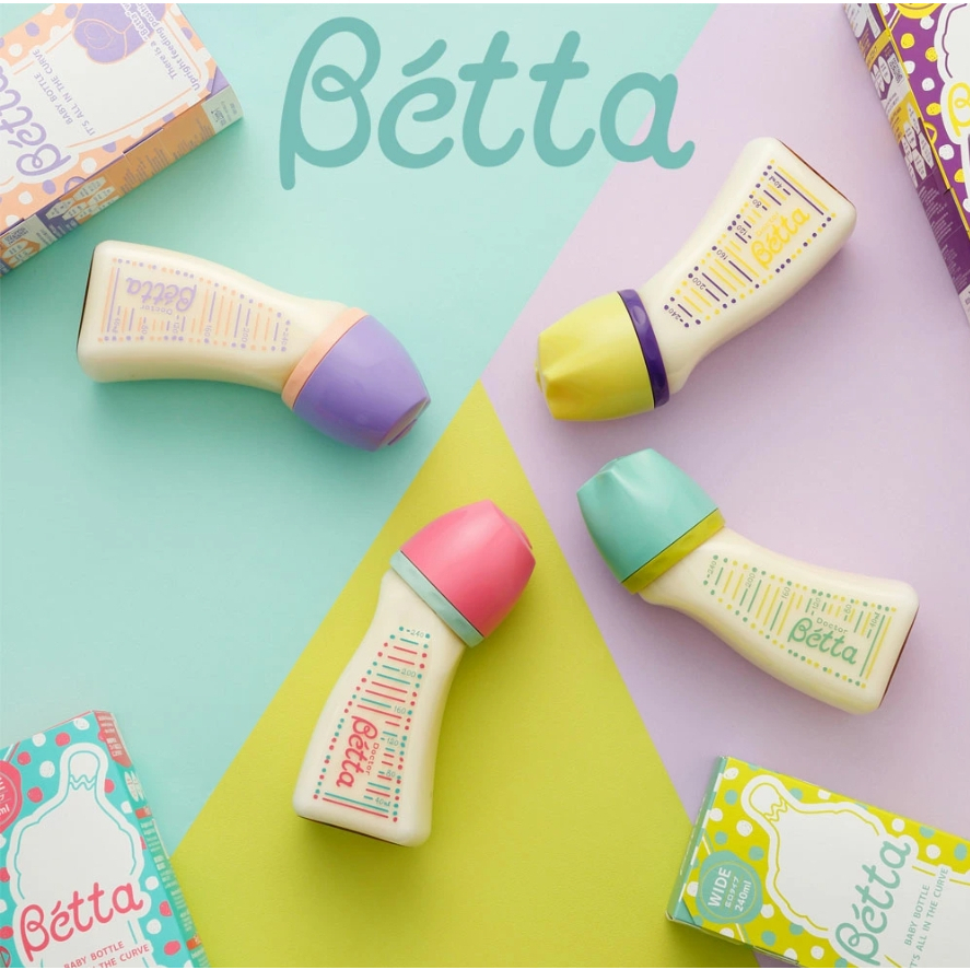 Dr. Betta 寬口防脹氣奶瓶WS2-240ml 日本製 PPSU材質Brain +字孔 | 蝦皮購物