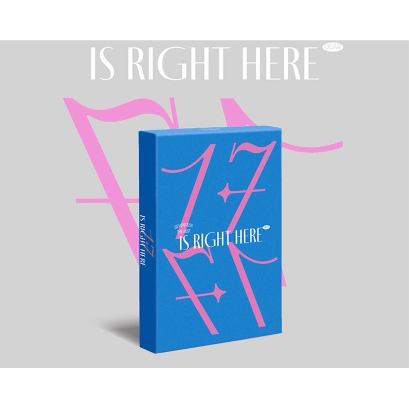 SEVENTEEN 17 IS RIGHT HERE dear ver. Jun克拉盤 官方專輯 空專含折扣卡 | 蝦皮購物