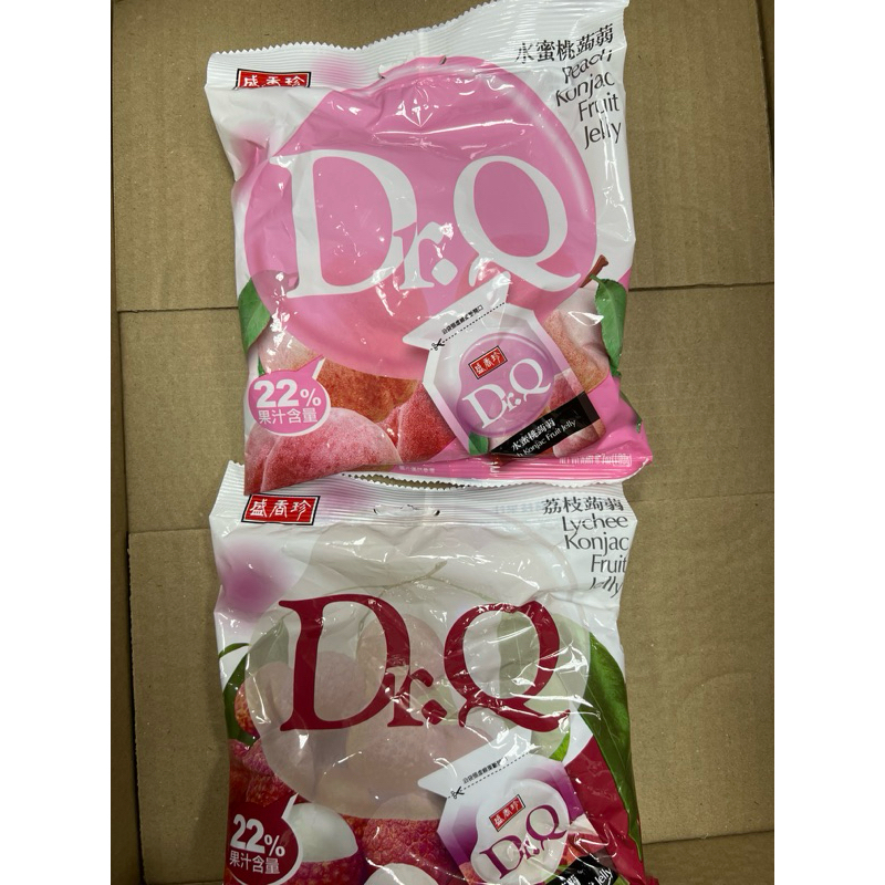 盛香珍Dr.Q荔枝蒟蒻果凍/水蜜桃蒟蒻果凍190g | 蝦皮購物