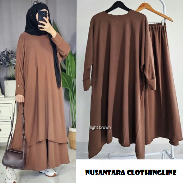 One set Abaya Fatiya set abaya matt cringkle airflow premium | 蝦皮購物