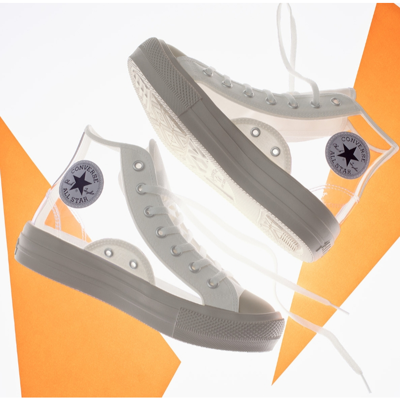 日本代購 Converse ALL STAR LIGHT PLTS CLEARMATERIAL HI 透明 高筒 | 蝦皮購物