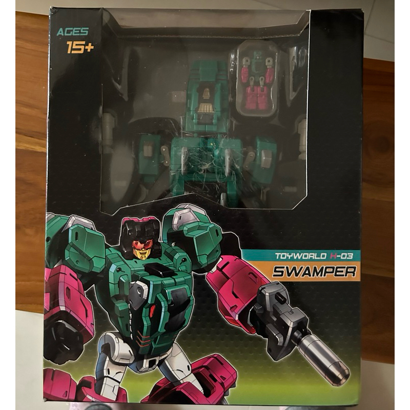 ～錢錢～現貨 變形金剛 ToyWorld TW-H03 Swamper 頭領戰士 鱷龍 鱷魚 | 蝦皮購物