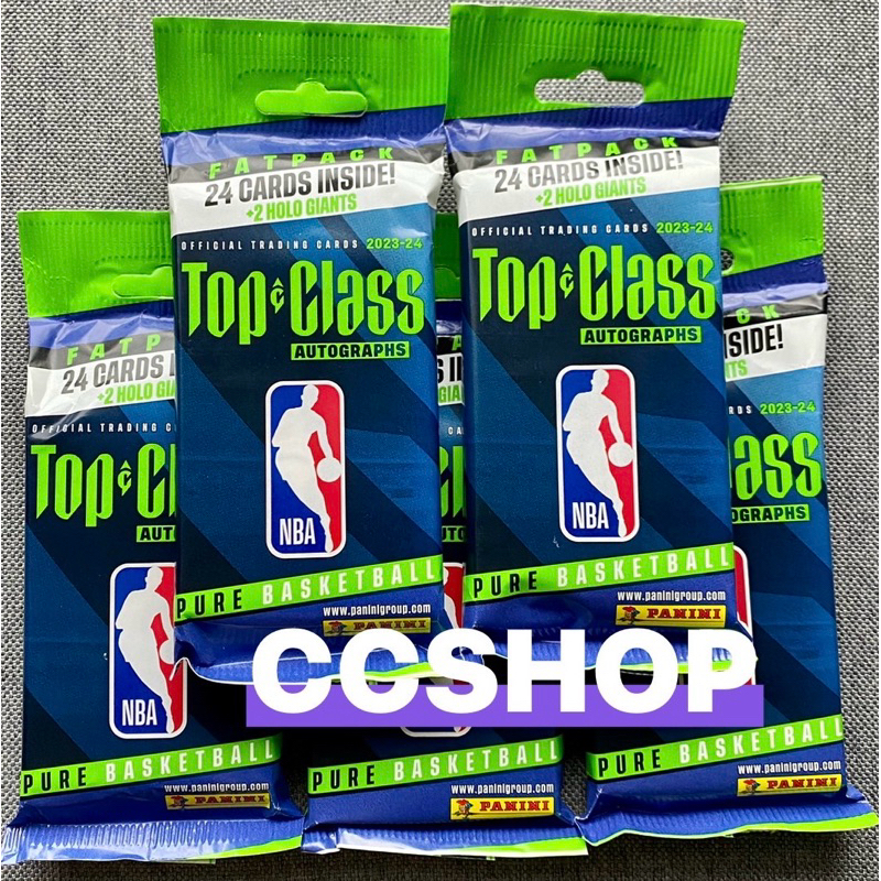 【CCSHOP】歐洲專屬系列2024 Top Class Fat Pack一包拆NBA球員卡Wembanyama和隊徽卡 | 蝦皮購物