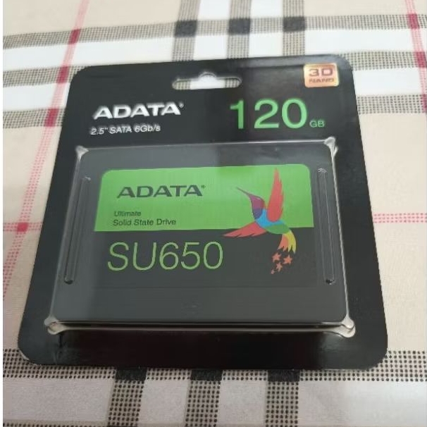 ADATA 威剛 Ultimate SU650 120GB SSD 2.5吋 固態硬碟 120G 7mm 全新盒裝 | 蝦皮購物
