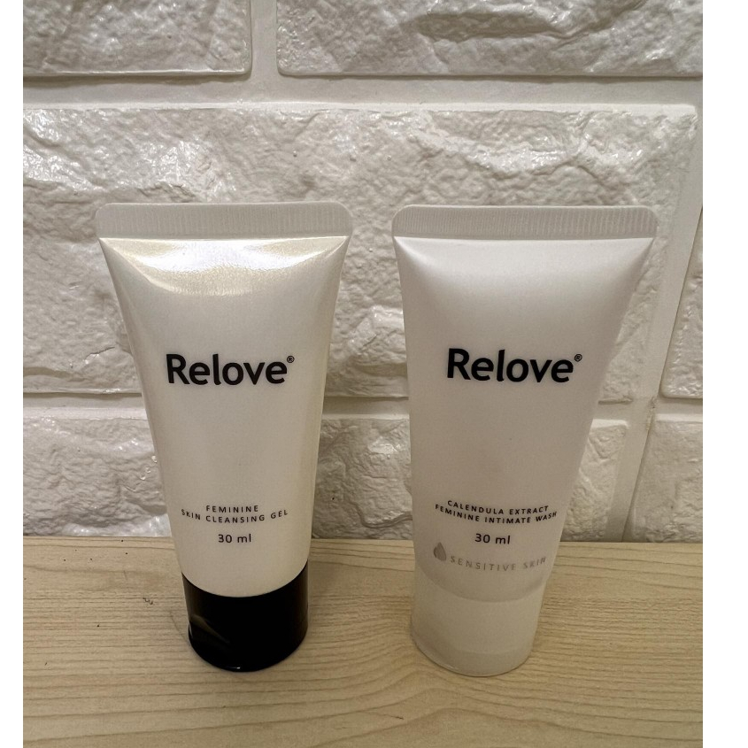 Relove 女性私密潔淨凝露30ml (胺基酸.金盞花 兩款可選) 私密洗 私密處清潔 迷你瓶 旅行瓶 | 蝦皮購物