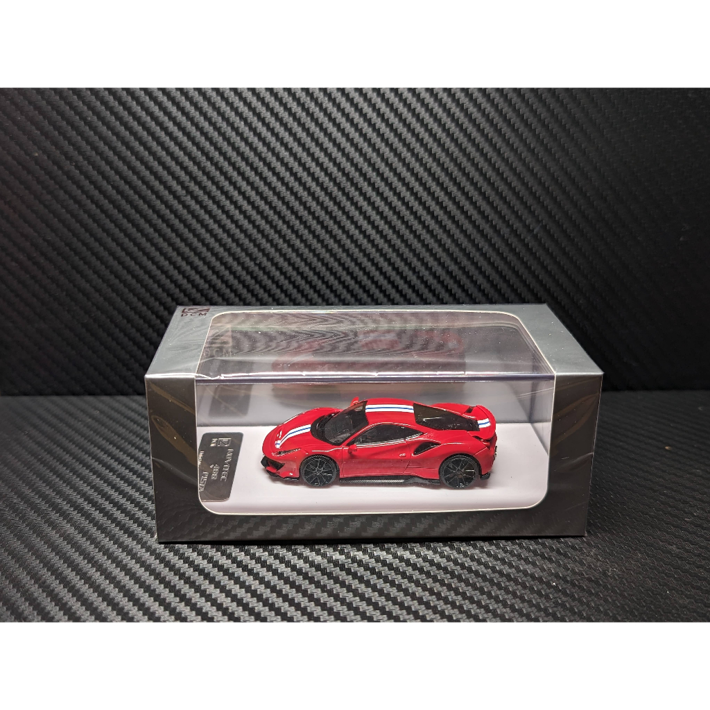DCM 1/64 Novitec 法拉利 Ferrari 488 Pista 經典紅 藍白拉線 全新未拆 | 蝦皮購物