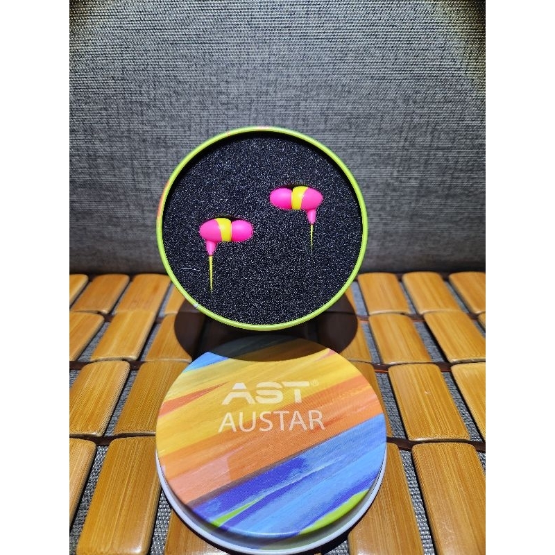 AUSTAR保護聽力有線耳機 鋁盒包裝附2組軟塞 | 蝦皮購物