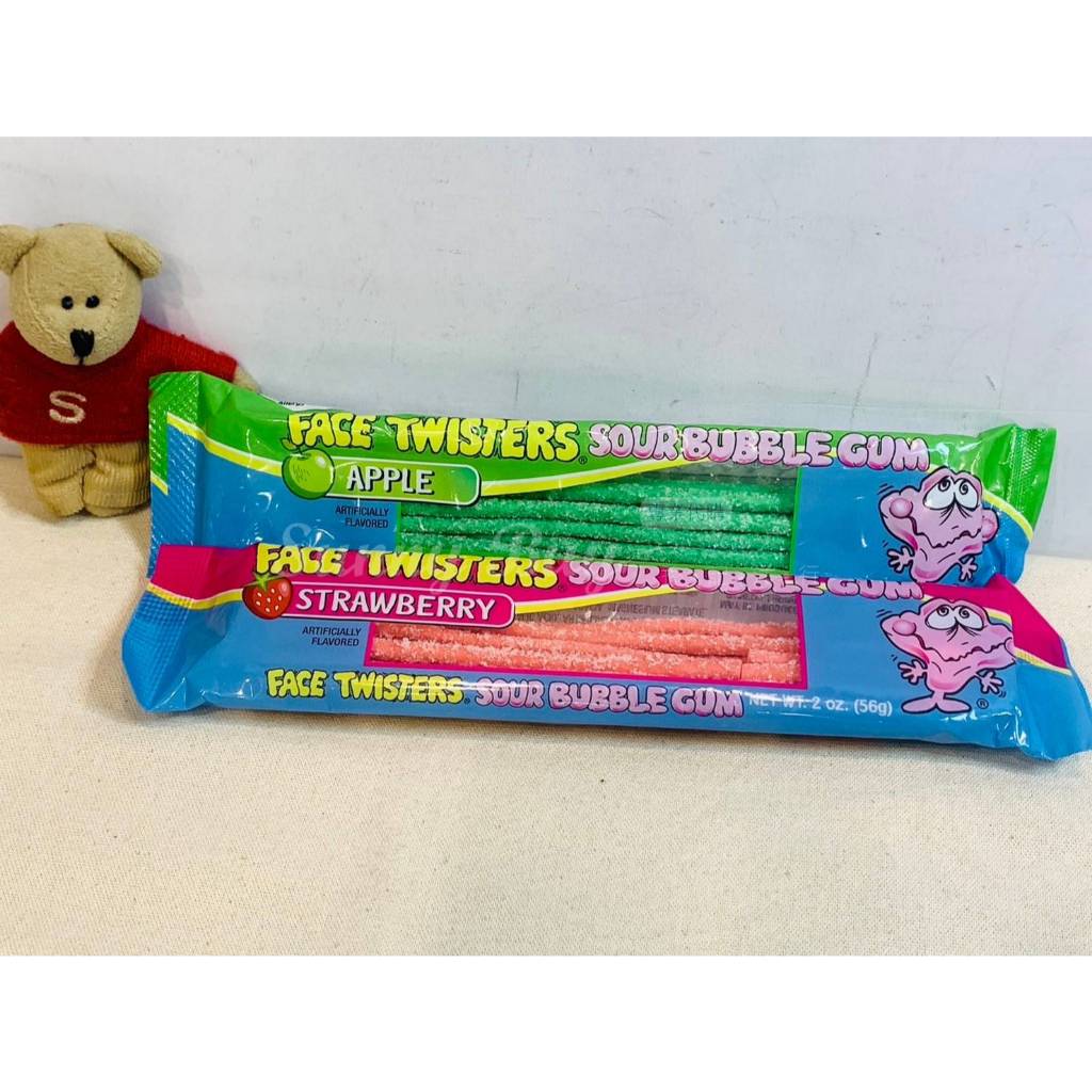 【Sunny Buy】 現貨 Face Twisters Sour bubble Gum 酸味泡泡糖 56g 口香糖 | 蝦皮購物