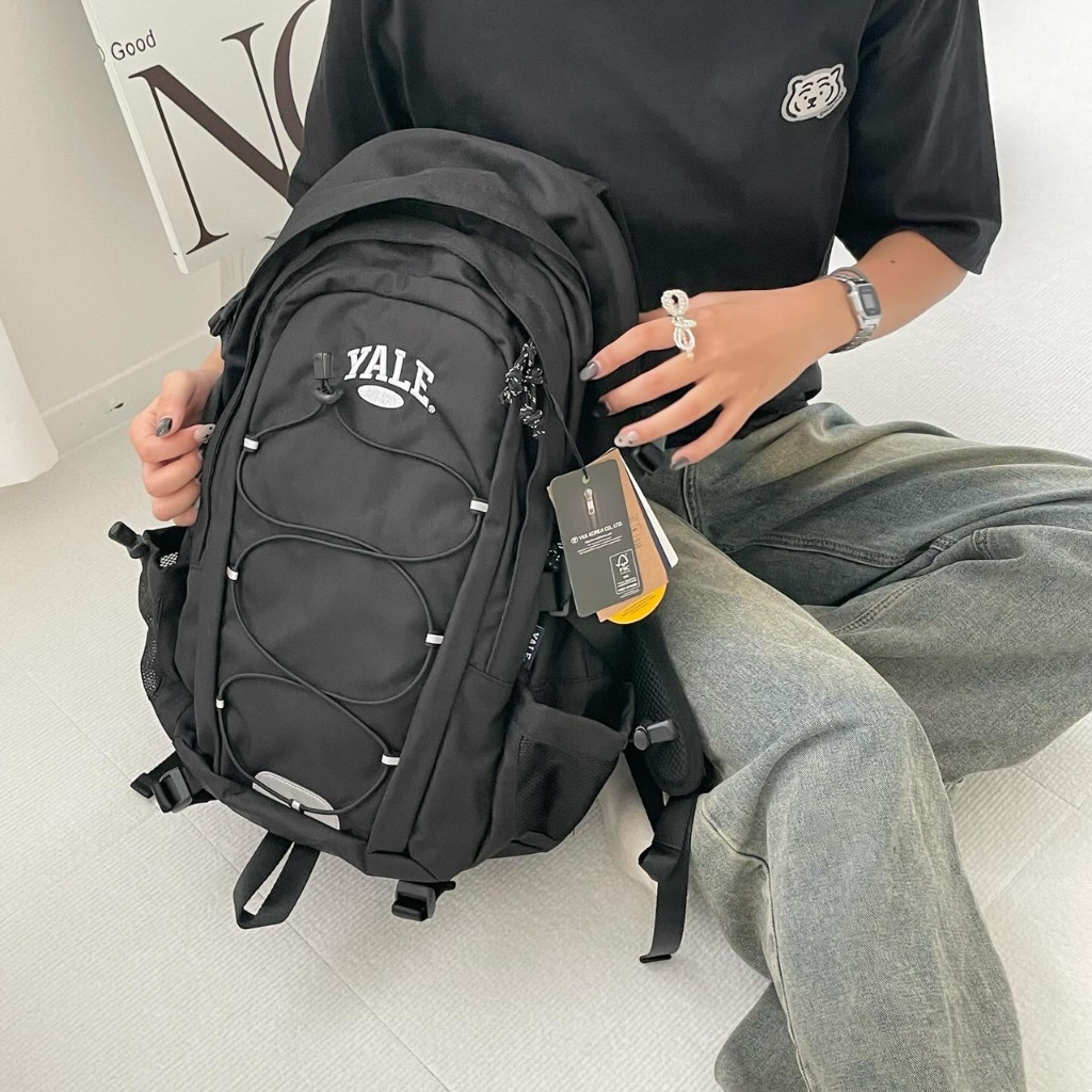🇰🇷 韓國KKOBA 現貨 YALE 耶魯大學 韓國設計款 THINK BACKPACK 後背包 書包 | 蝦皮購物