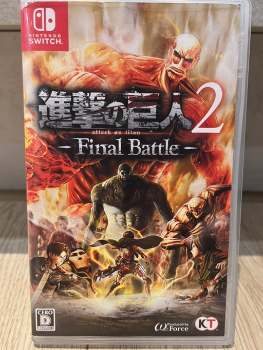 Ns Switch 進擊的巨人2 Final Battle 完整版 繁體中文 包含本體與後續dlc 蝦皮購物
