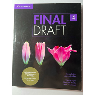 劍橋 CAMBRIDGE FINAL DRAFT 4 含線上寫作技巧練習（使用code) 英文寫作原文書 全新 | 蝦皮購物