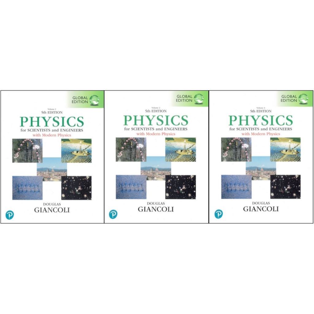 【華通書坊】Physics for Scientists and Engineers with Modern Physics 5/e Volume 1/2/3 Giancoli Pearson ...