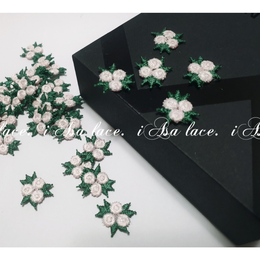 《iAsa愛莎の》手作材料 【50朵】多色萬用彩色水溶刺繡貼花小花朵DIY服装童装寵物手帳裝飾辅料 | 蝦皮購物