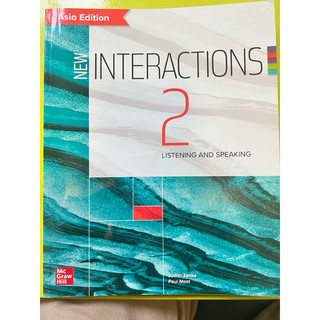 New interactions 2 listening and speaking( Asia edition) | 蝦皮購物