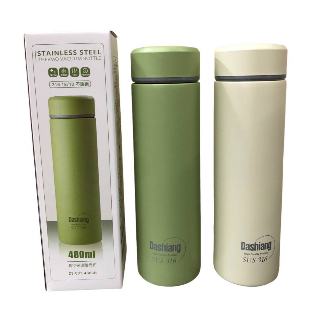 【有發票】Dashiang 保溫隨行杯480ml 316隨手杯 保溫瓶 超真空保溫 | 蝦皮購物