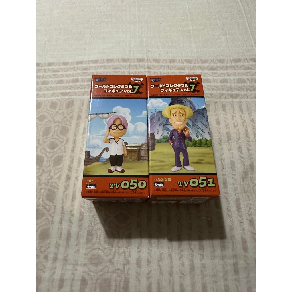 拆擺 現貨 日版 金證 海賊王 WCF VOL.7 TV050 克比 + TV051 貝魯梅伯 小時候 | 蝦皮購物