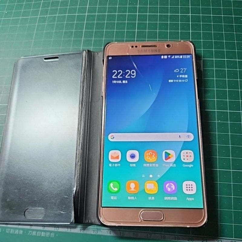 二手 三星 Note5 32g 粉紅金 （電池異常 看內文） | 蝦皮購物