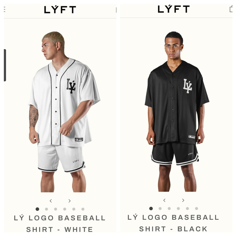 日本 LYFT Edward Kato 加藤 LÝ LOGO 白色 黑色 棒球衣 短袖 上衣 健身 重訓 運動 有氧 | 蝦皮購物