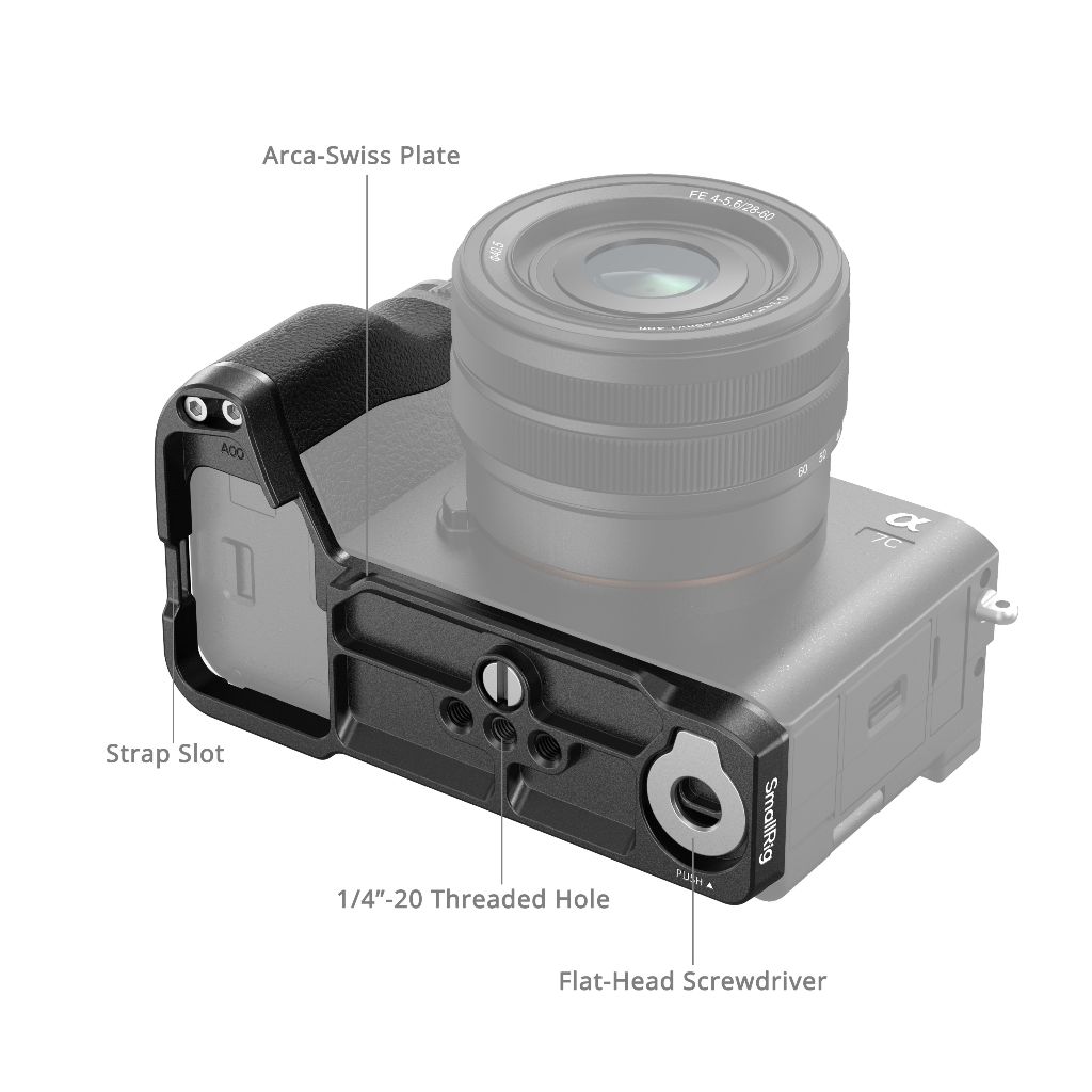 SmallRig 4797 Sony A7C II / A7CR 黑色底板 矽膠握把 現貨 鏡花園 | 蝦皮購物