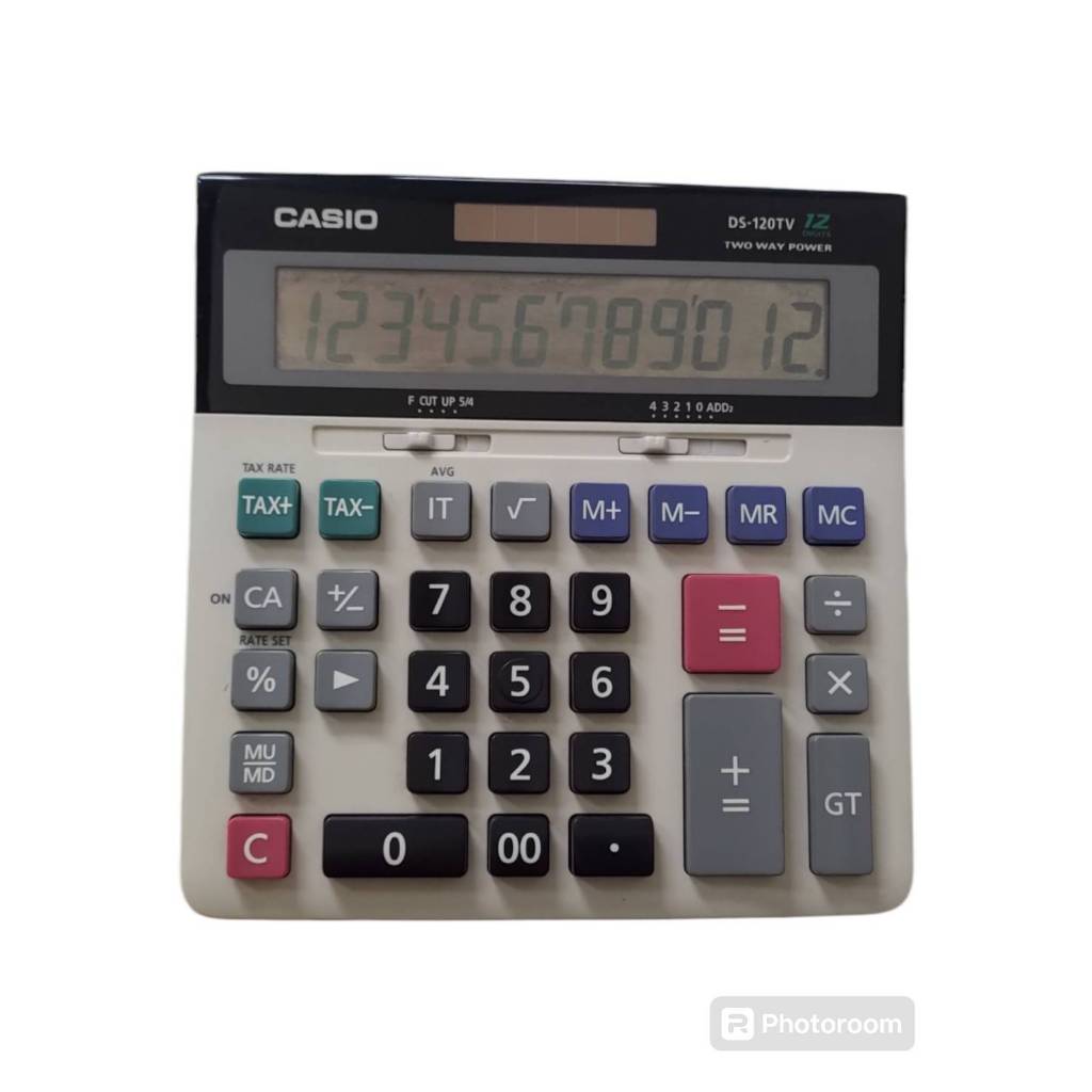 CASIO 計算機 DS-120TV桌上大型計算機 國隆手錶專賣店 (NG品出清賠售 !!) | 蝦皮購物