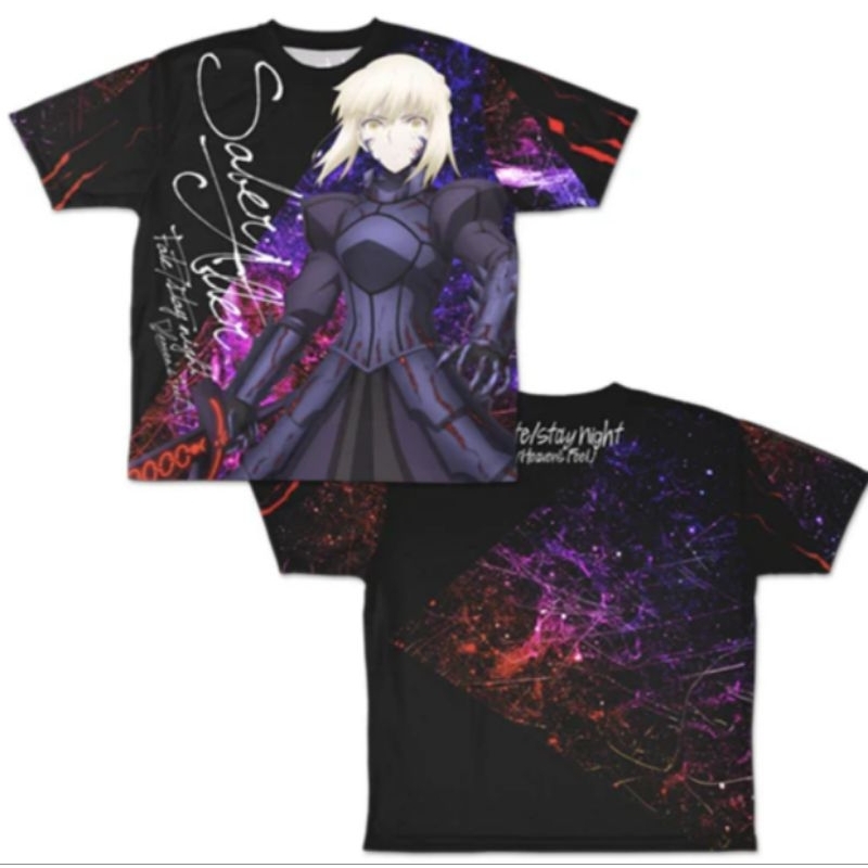 全新現貨 fate stay night hf cospa 黑saber T恤 尺寸M | 蝦皮購物