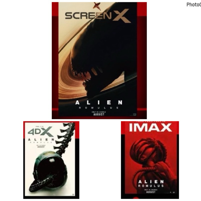 👽限量代購👽 異形 羅穆路斯 imax 4DX 夜光海報 A3 特殊夜光 screen X SX 預購 | 蝦皮購物