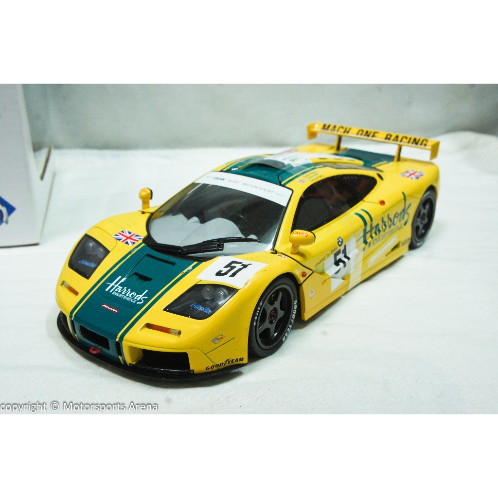 【特價現貨】1:18 Solido McLaren F1 GTR #51 LeMans 1995 Harrods | 蝦皮購物