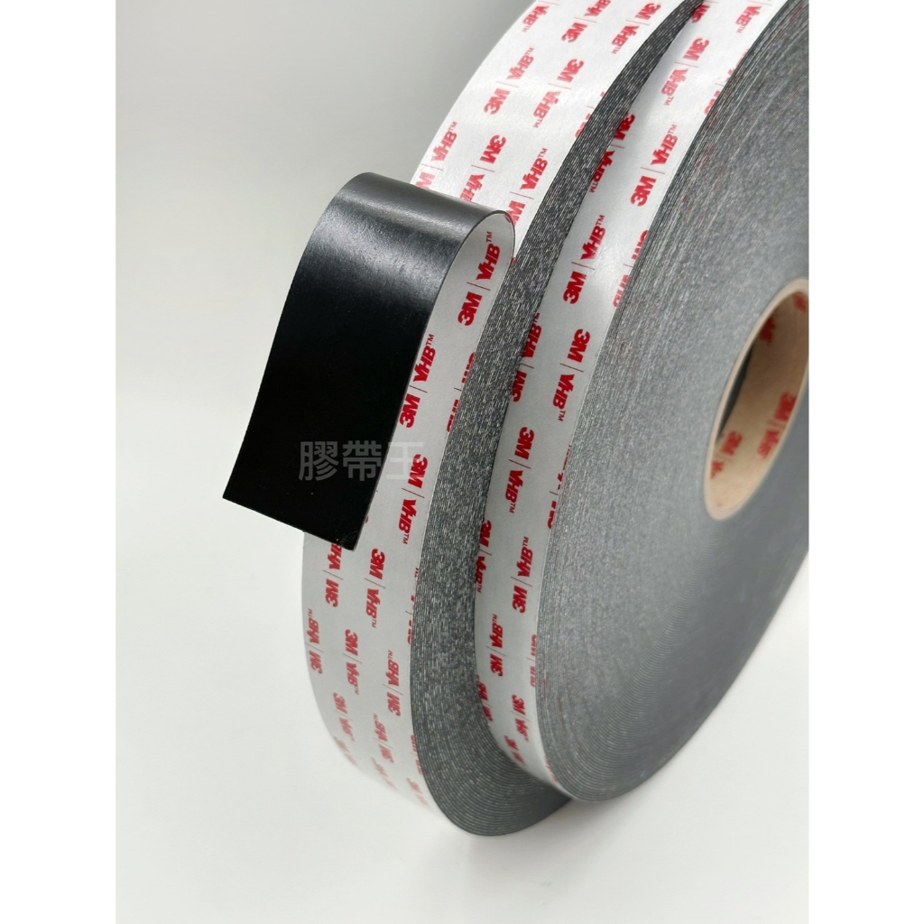 ★膠帶王★ 含稅開發票 3M 5930P VHB 黑色 3M膠帶 66M 汽車泡棉 汽車改裝 厚度0.8mm【難黏表面】 | 蝦皮購物
