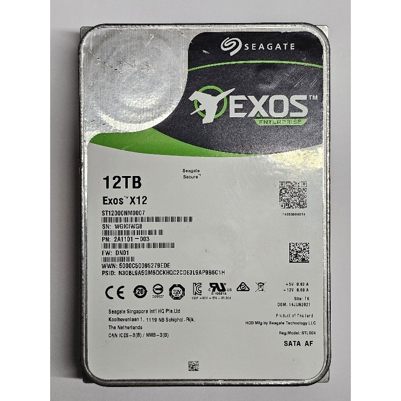 故障硬碟 希捷 seagate exos 企業級 12TB 3.5吋 報帳用 | 蝦皮購物