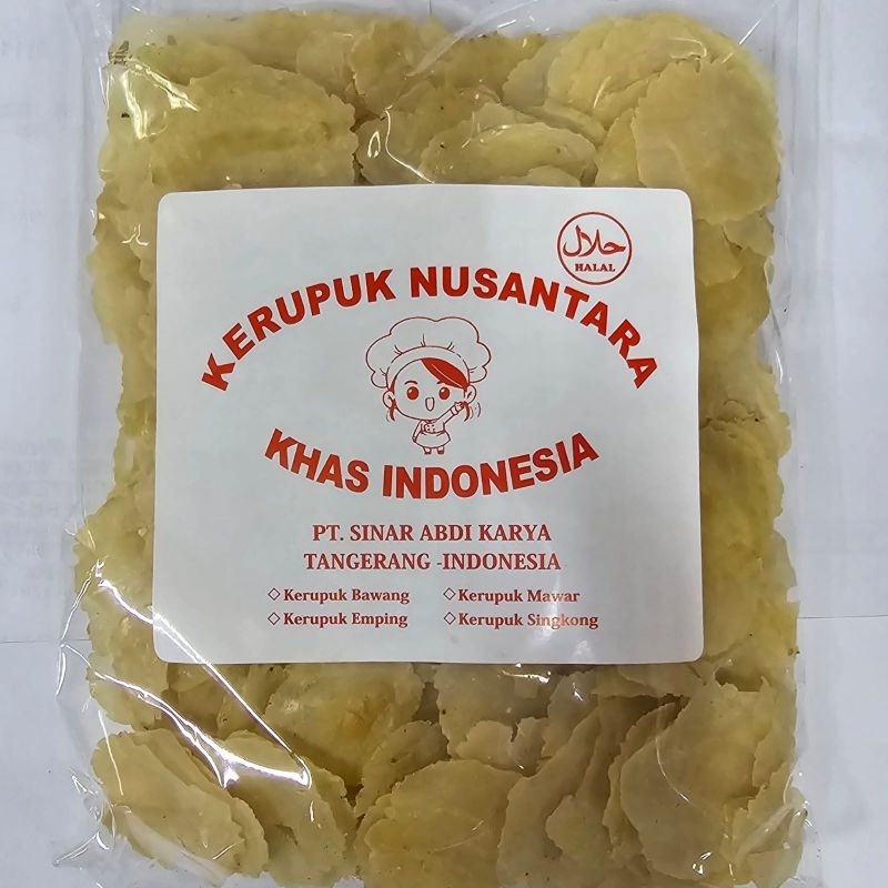 KERUPUK EMPING BELINJO 250g KRIPIK KRUPUK BLINJO MENTAH (生) | 蝦皮購物