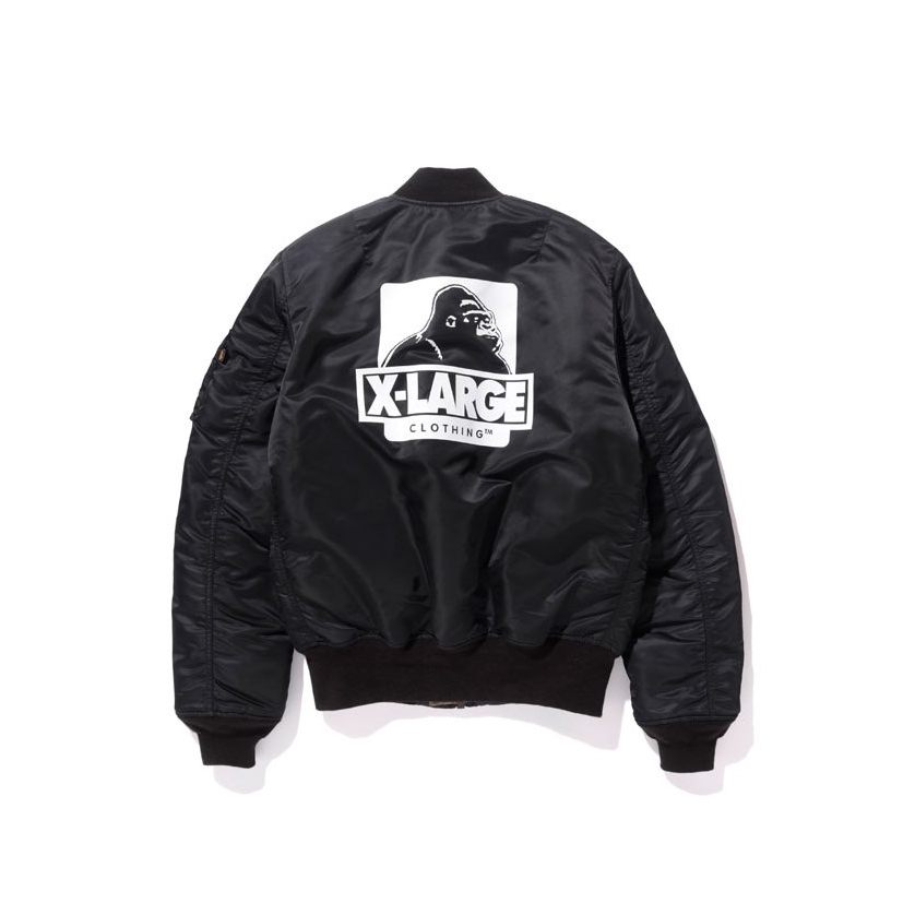 XLARGE ® × ALPHA INDUSTRIES MA-1 雙面 S號 日本限定 聯名 空軍外套 迷彩 尼龍 刺繡 | 蝦皮購物