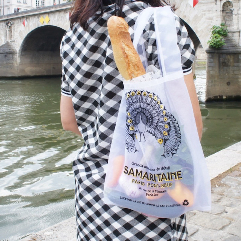 Paris La Samaritaine Eco Bag 環保袋購物袋 蝦皮購物
