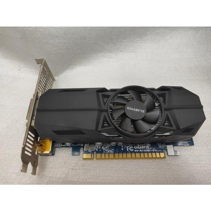 【電腦零件補給站】技嘉 GV-N750OC-2GL GeForce GTX 750 PCI-E 顯示卡 免供電 | 蝦皮購物