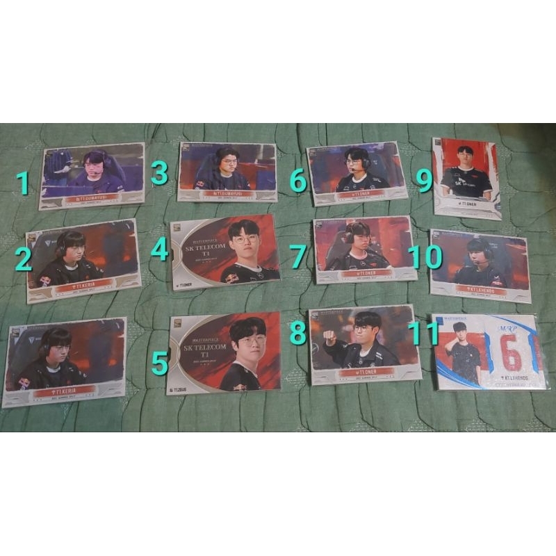 不凡玩品 LCK 小卡 T1 KT HLE FOX Faker Viper Peanut Deft | 蝦皮購物