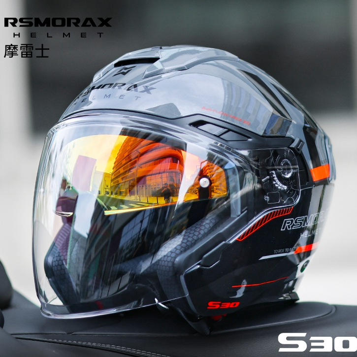 半罩式安全帽 義大利 motorax s30 國際安全雙認證 雙鏡片 拆洗內裡 耳機槽 安全帽 | 蝦皮購物