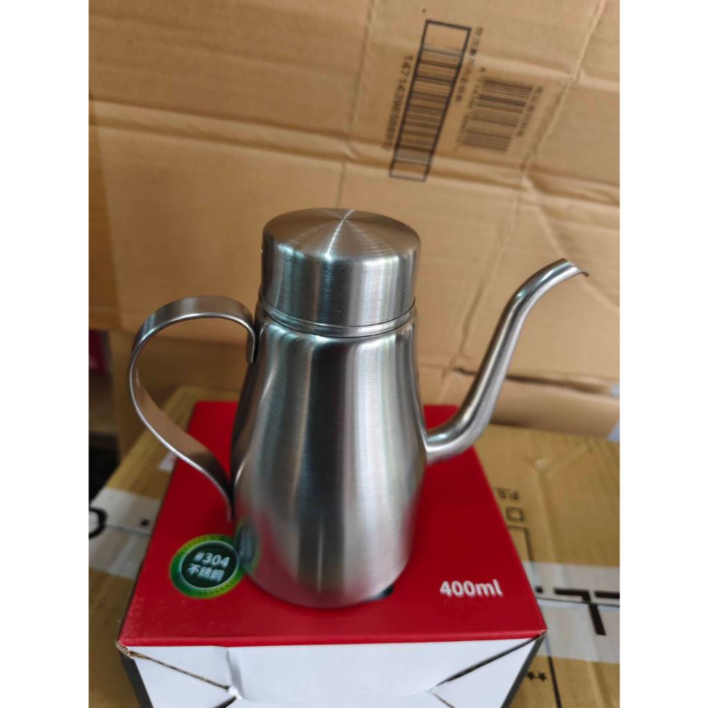 A-OK 304不鏽鋼 400ml 調理壺 手沖壺 細口壺 鷹嘴壺 咖啡壺 手沖咖啡 油壺 不鏽鋼調理壺 長嘴油壺 | 蝦皮購物