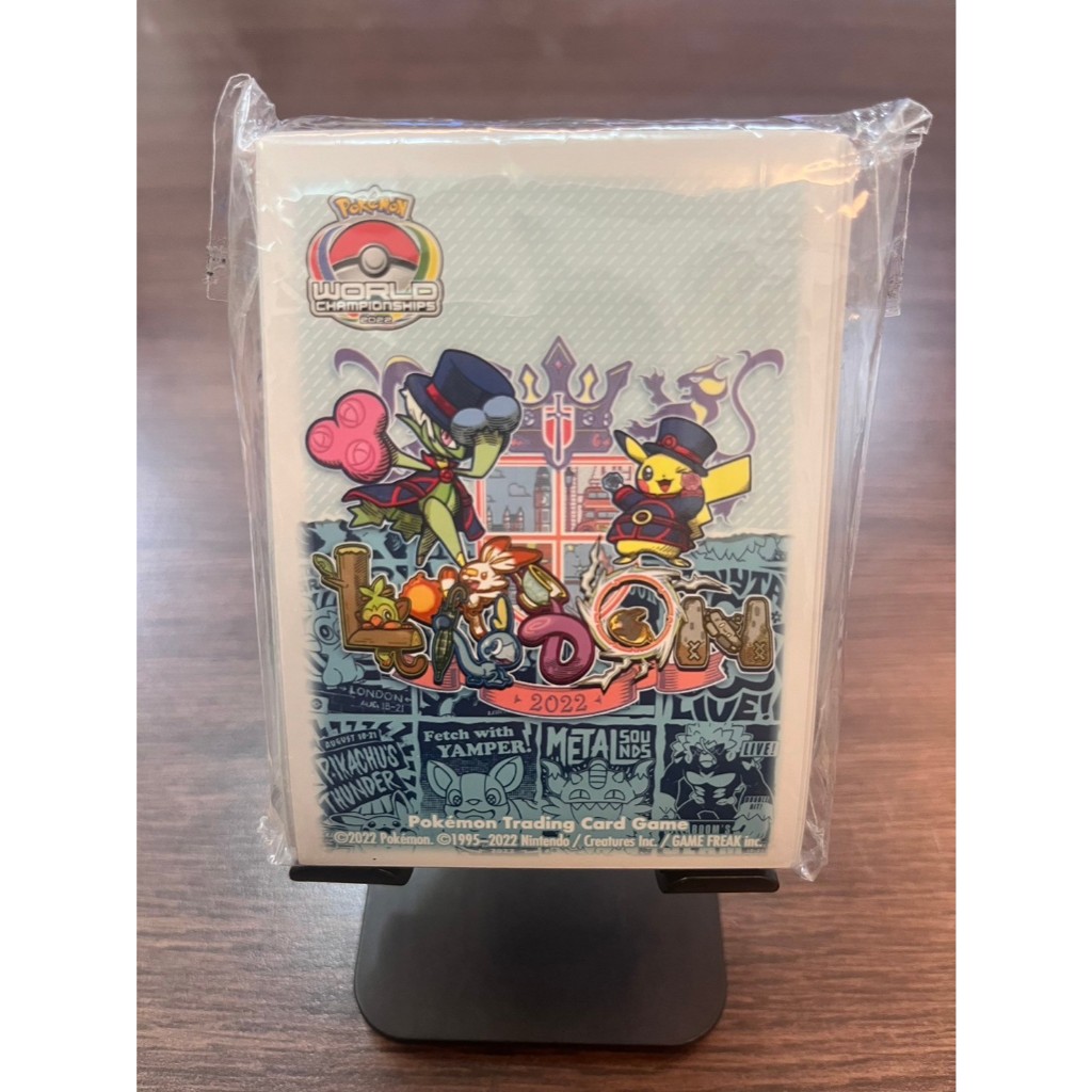 PTCG WCS 2022 寶可夢卡牌 英國 倫敦 世界賽 限定商品【卡套】皮卡丘 限購 限量 | 蝦皮購物