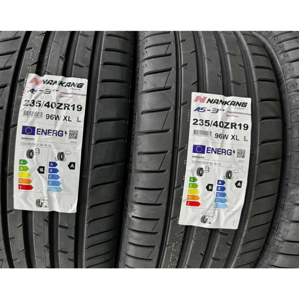 南港輪胎 NANKANG AS-3 EV 235/40/19 國產全新電動車EV胎 歐盟認證 | 蝦皮購物
