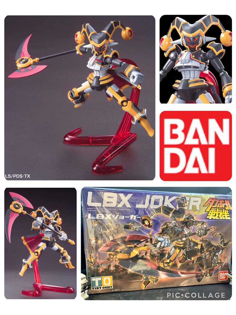 宝物在庫販売所🌀絕版 萬代初版 紅標 LBX 009 紙箱戰機 JOKER 小丑 組裝模型 | 蝦皮購物