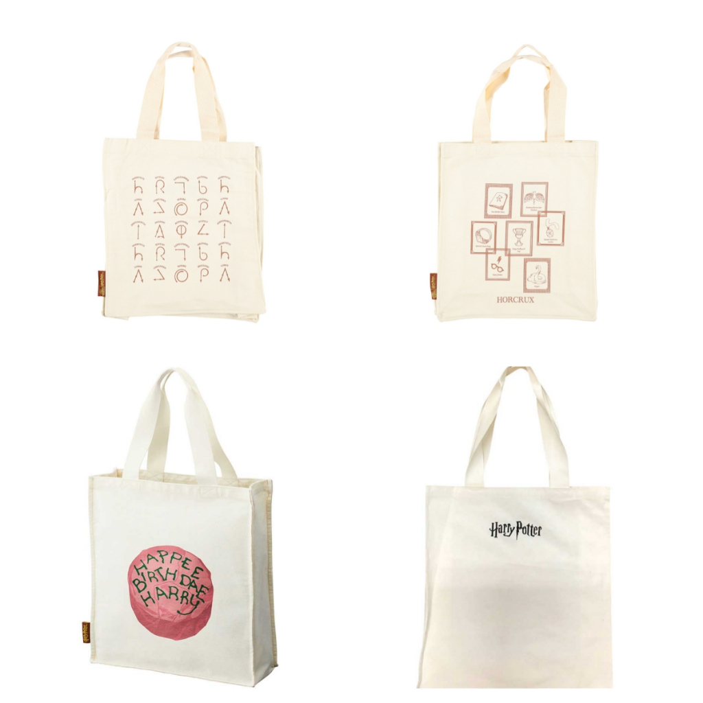 🇯🇵日本 Mahou Dokoro 哈利波特綿質托特包 魔法咒語 分靈體 生日蛋糕 Harry Potter周邊 | 蝦皮購物