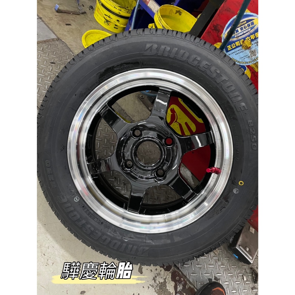 【驊慶輪胎館】M838 14吋4孔114.3 5J ET40 CB58 菱利可直上 驗車可過 搭普利司通B250 | 蝦皮購物