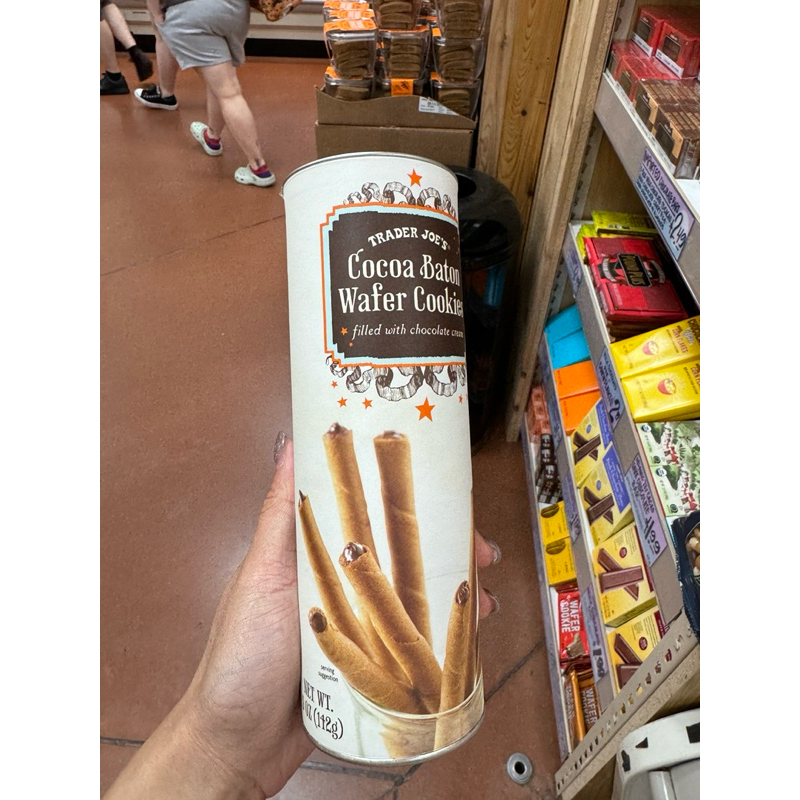 預購Trader Joe’s cocoa baton wafer cookies 巧克力捲心酥 | 蝦皮購物