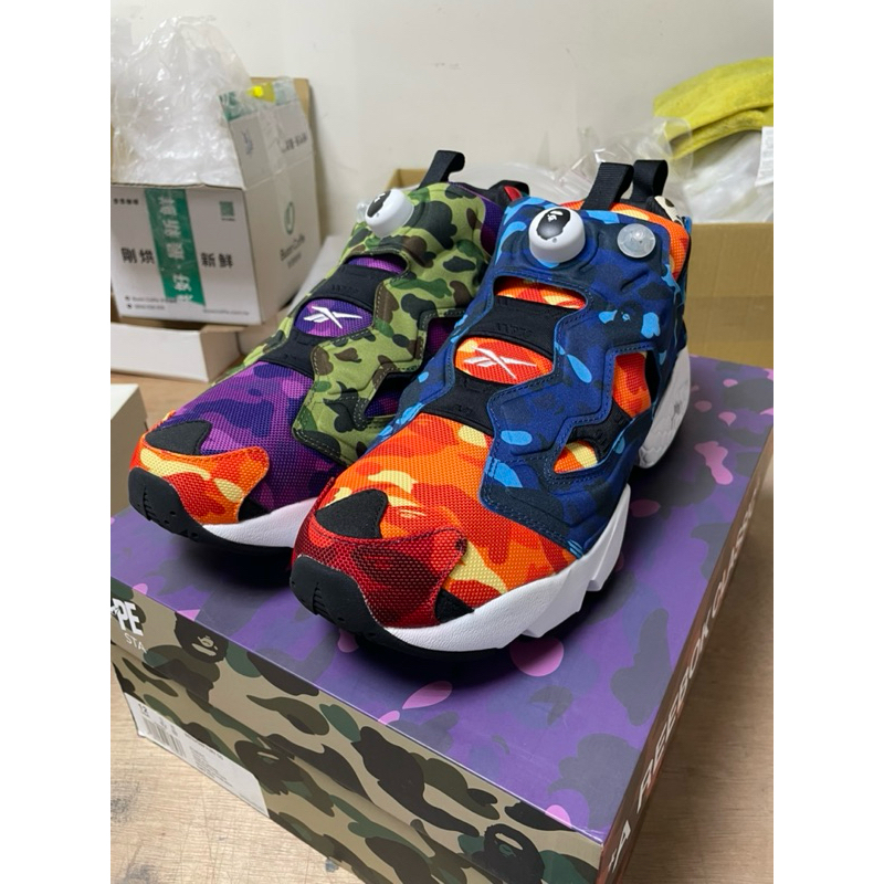A BATHING APE x Reebok Instapump Fury "Multi-Camo” | 蝦皮購物