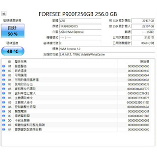 Foresee F900F256G 256G 256GB M.2 SSD 2280 PCIE NVMe 固態硬碟 | 蝦皮購物