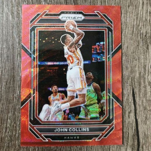 2022-23 Prizm Prizms Ruby Wave 猶他爵士隊 John Collins 閃亮平行卡 | 蝦皮購物