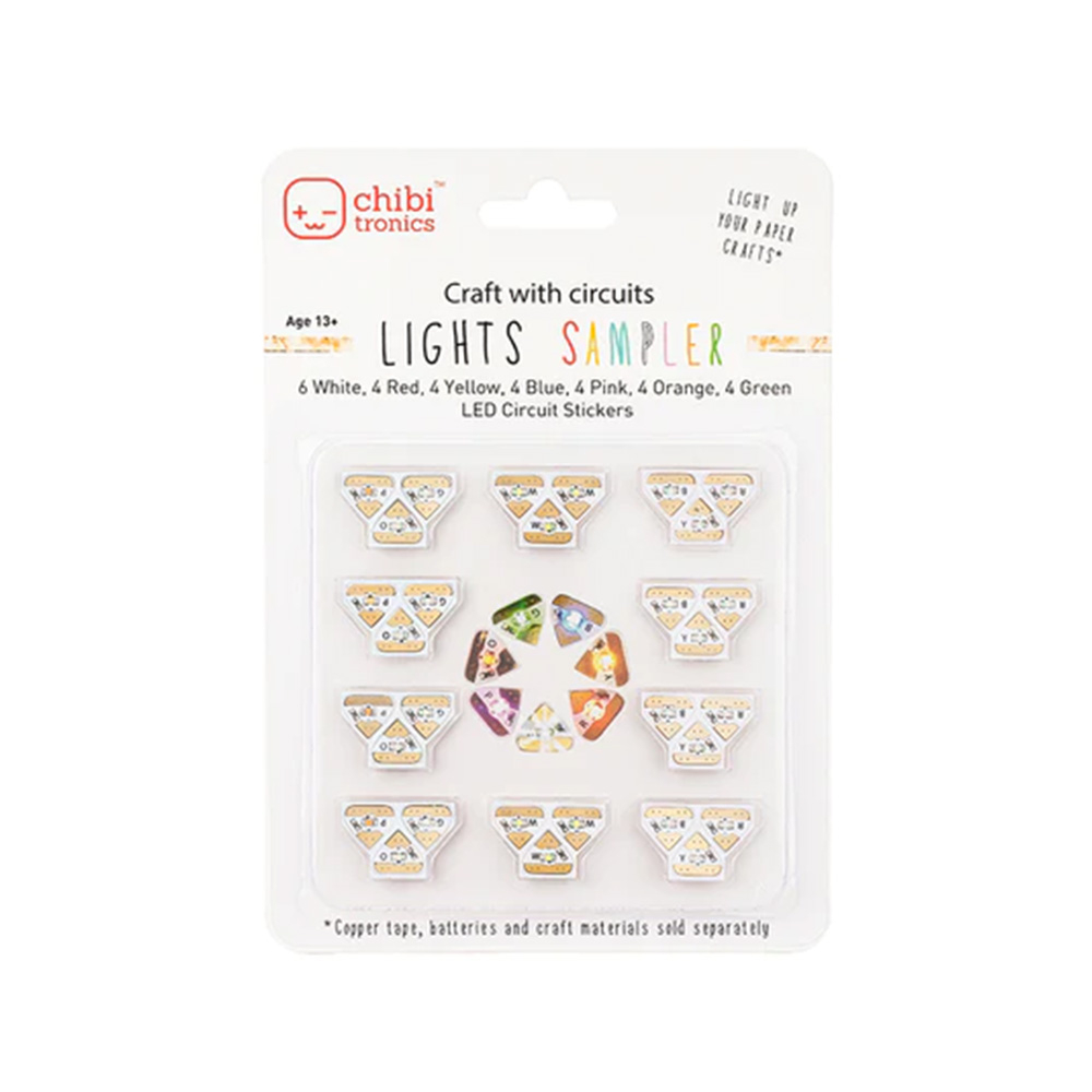 Chibi Tronics LED燈泡超級套組(7色 共30入) Lights Sampler MegaPack | 蝦皮購物