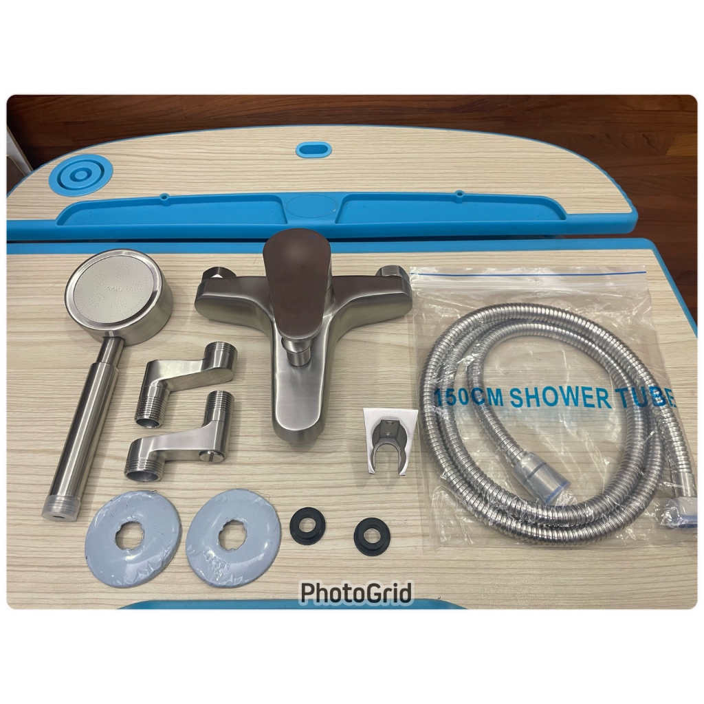 SGS 304不鏽鋼沐浴龍頭 浴室蓮蓬頭 衛生間蓮蓬頭 浴室沐浴 白鐵沐浴水龍頭 單槍 | 蝦皮購物