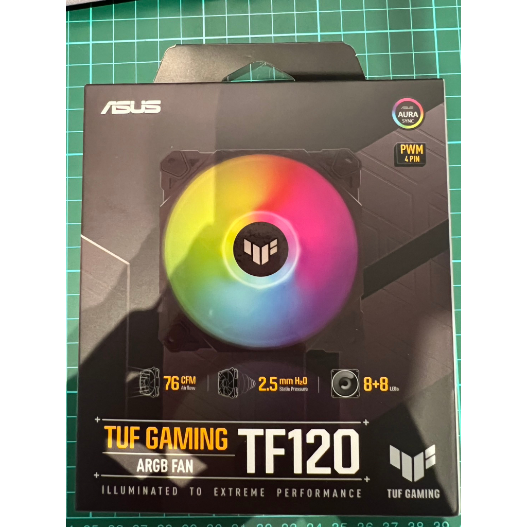 ASUS 華碩 TUF GAMING TF120 ARGB FAN | 蝦皮購物