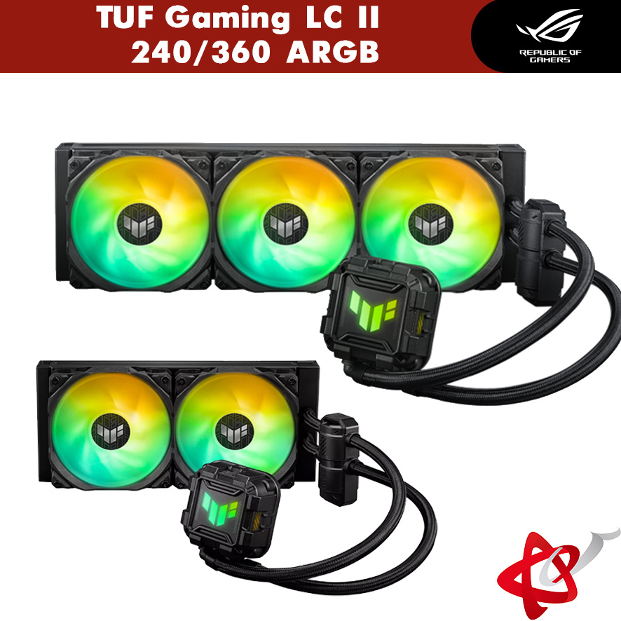ASUS 華碩 TUF Gaming LC II 240/360 ARGB 一體式 CPU 水冷散熱器 | 蝦皮購物
