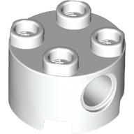 6218899 LEGO 樂高 17485 79566 白色 2x2 附孔 圓磚 Brick Round Holes | 蝦皮購物